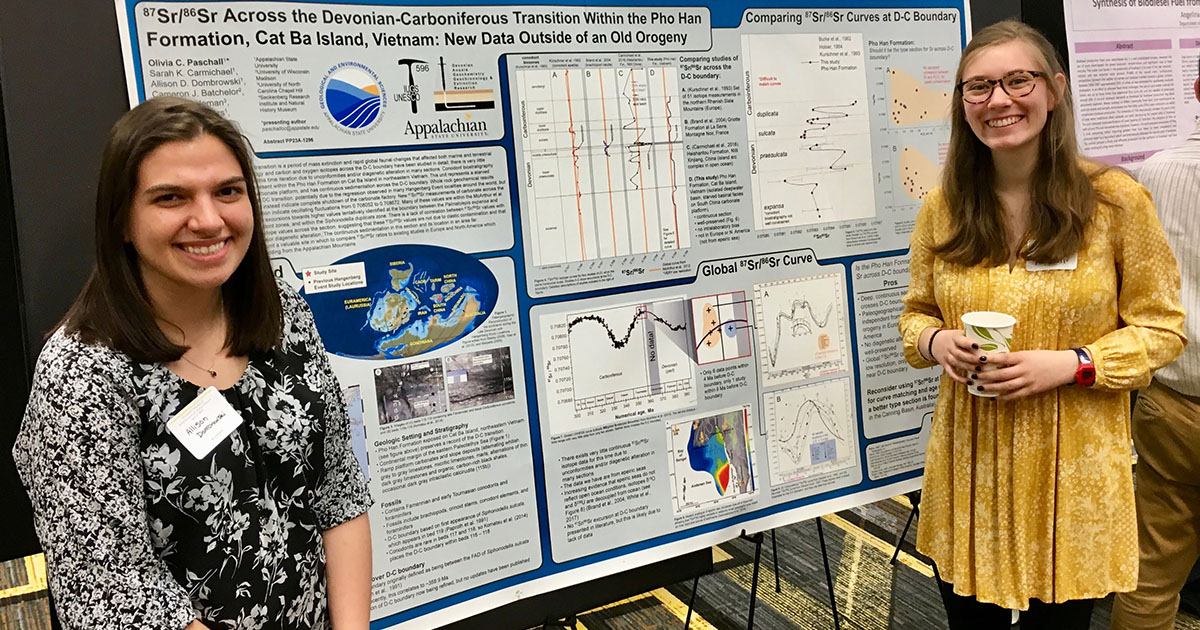 Appalachian geology majors receive Explorers Club student grants for ...