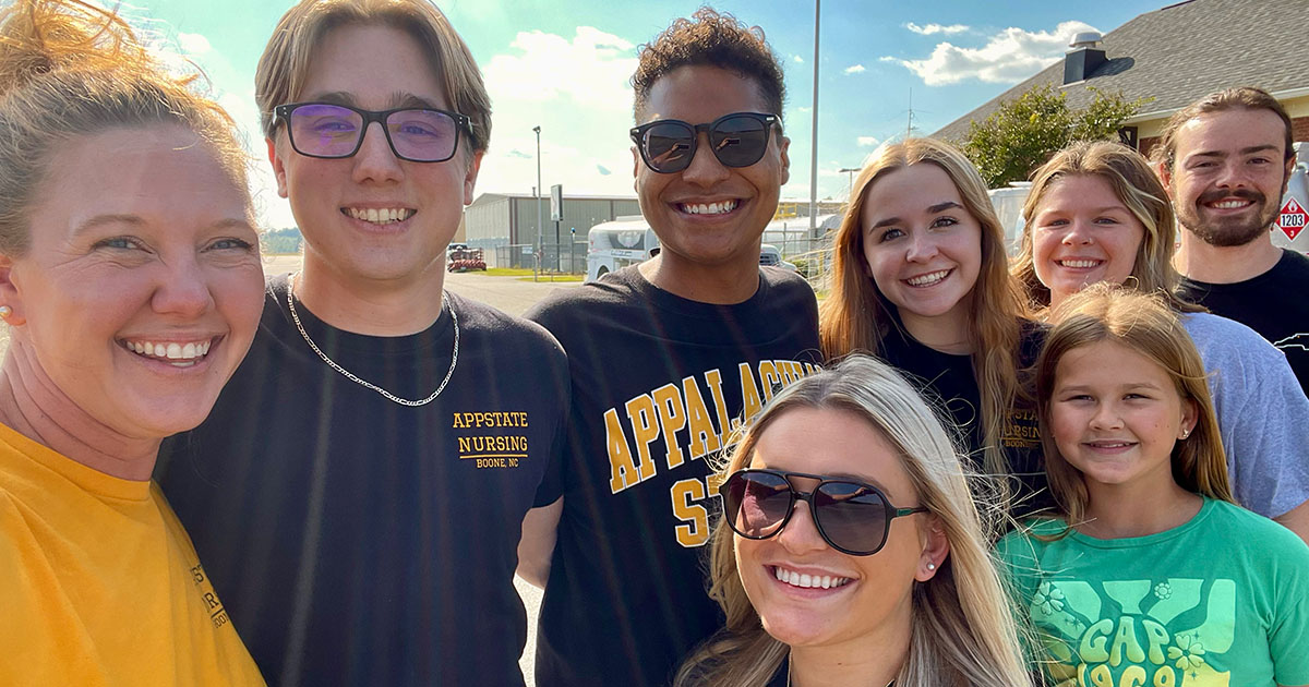 App State students, faculty and staff volunteered to help neighbors ...